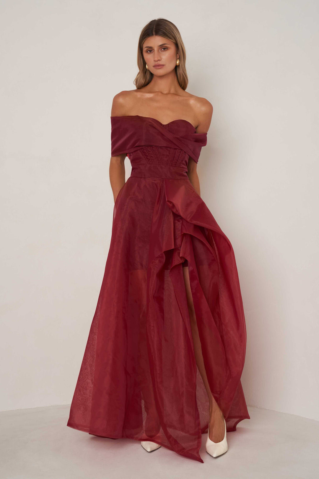 Alice Dress - Cranberry Red | JAUS
