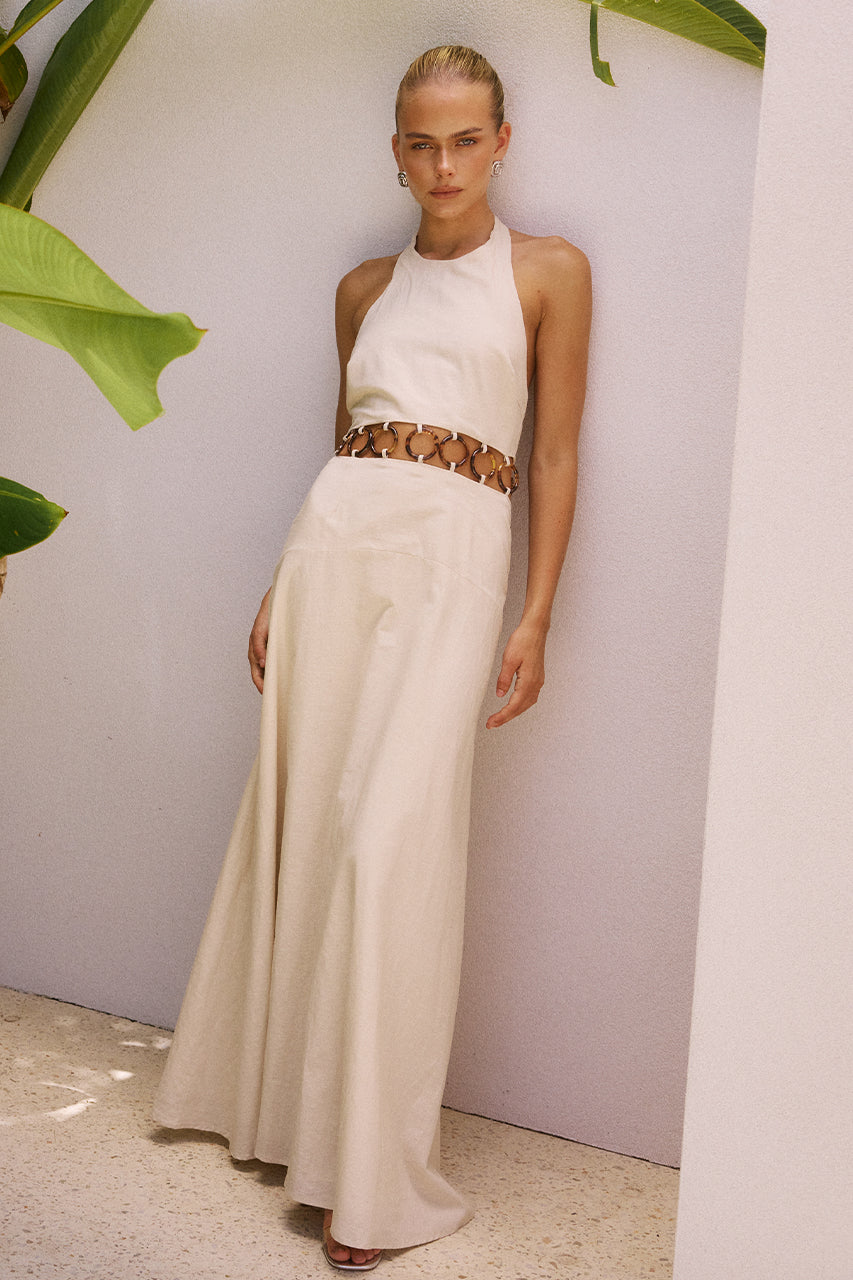 Rafini Maxi Dress - Sand | JAUS