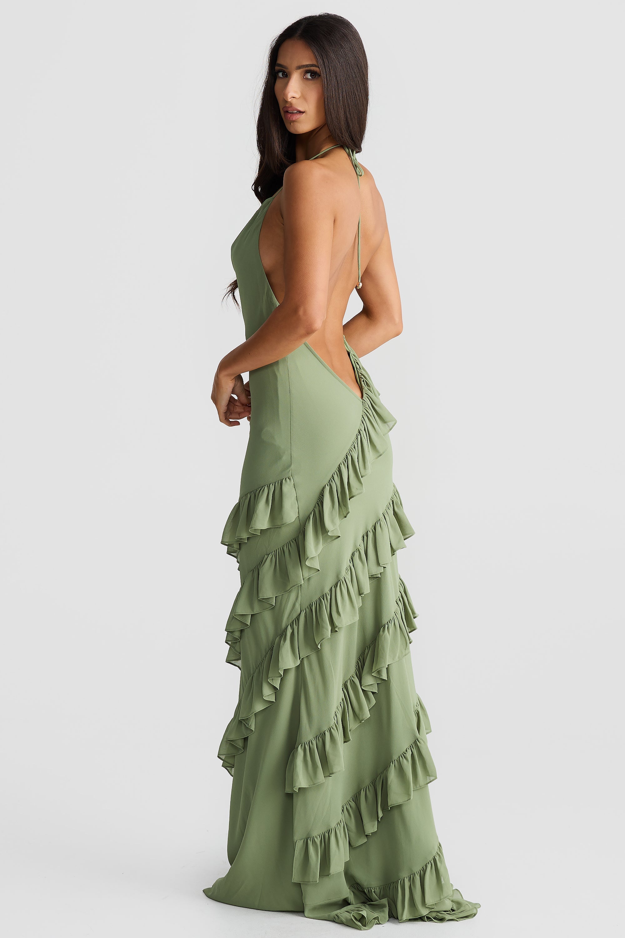 Milana Dress - Sage Green | JAUS