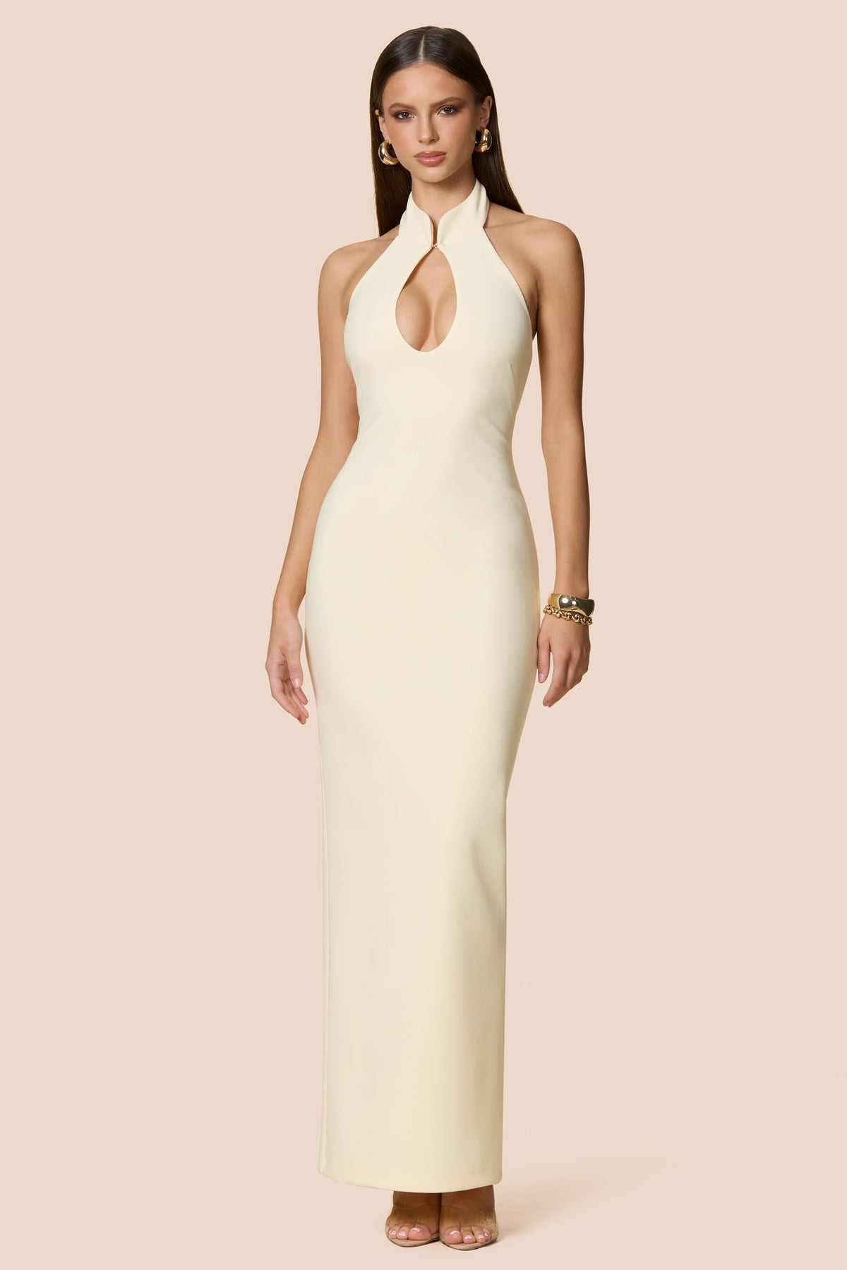 Nookie Harmony Maxi Dress - Pale Lemon | JAUS