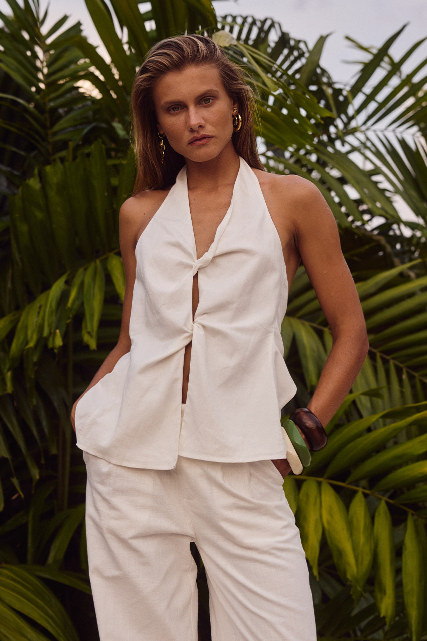 Robyn Top - White | JAUS