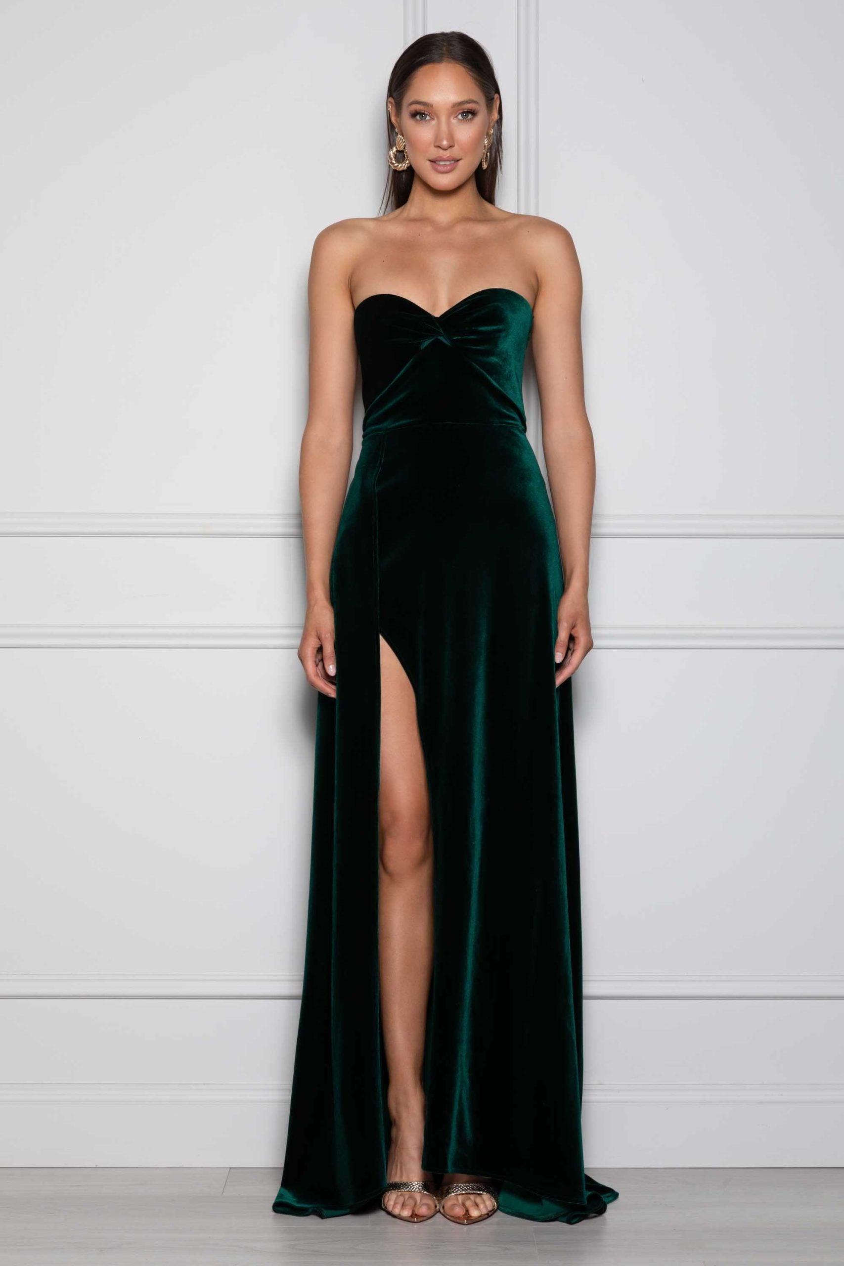 Magnolia Gown - Emerald | JAUS