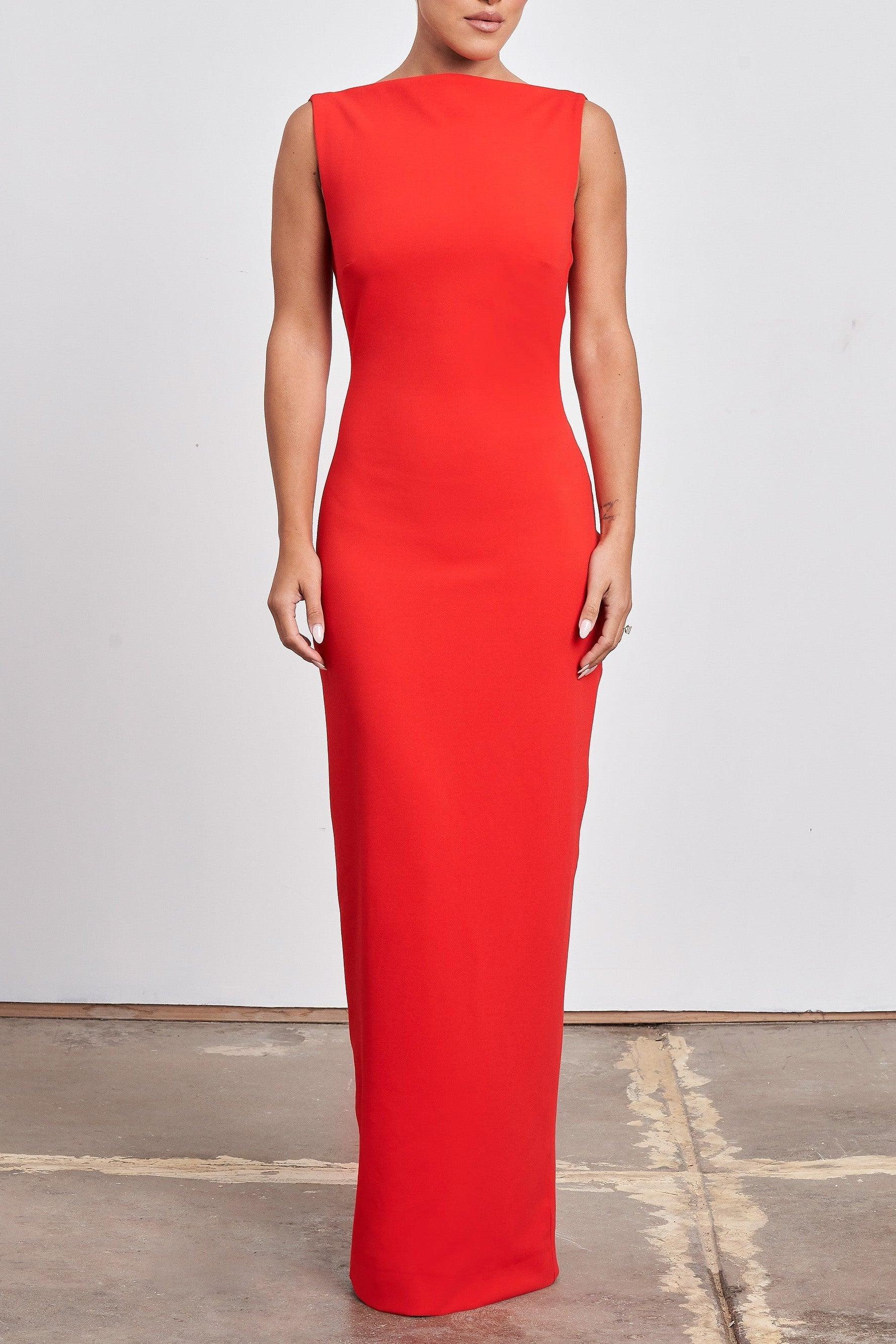 Verona Gown - Cherry Red | JAUS
